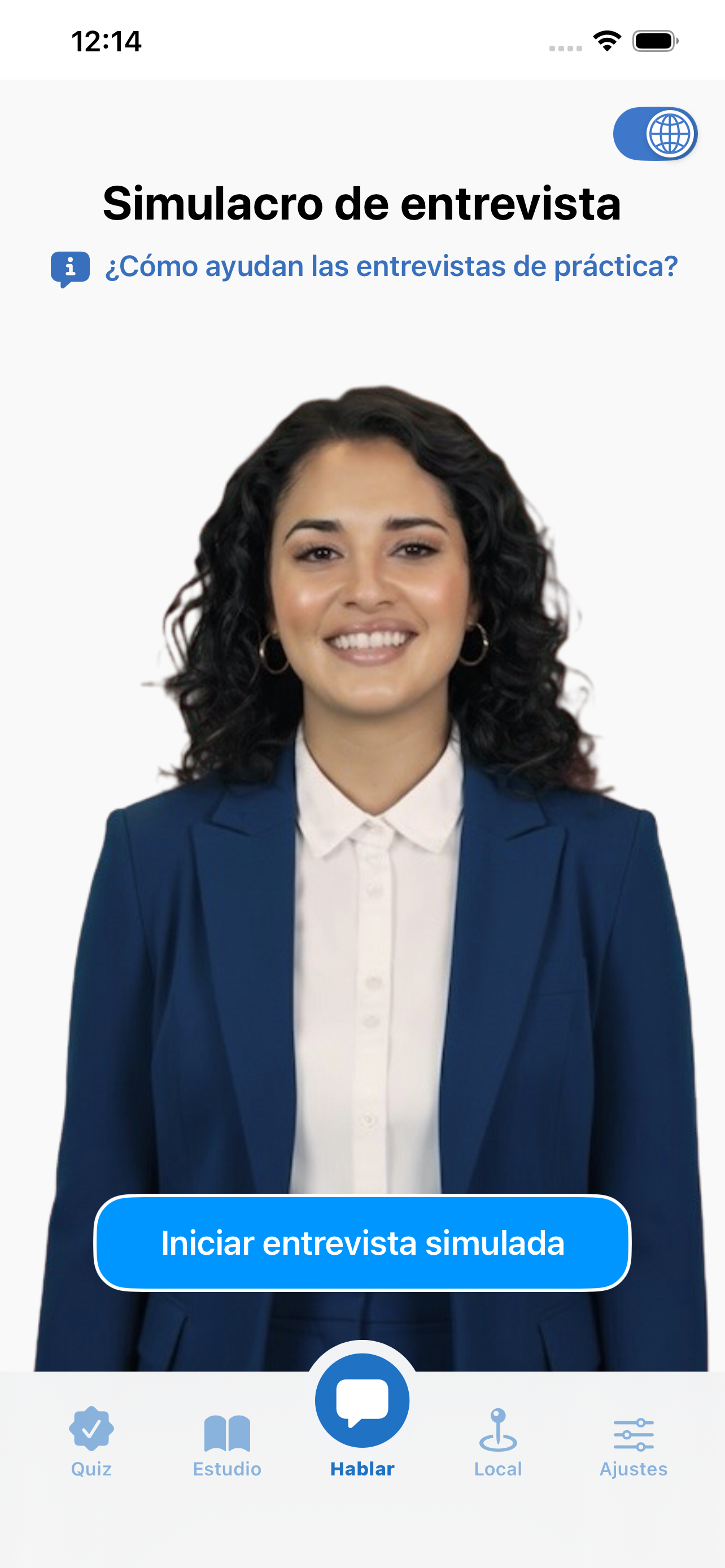 Citizenry - US Citizenship Test 2025 App with Unlimited Mock Interviews