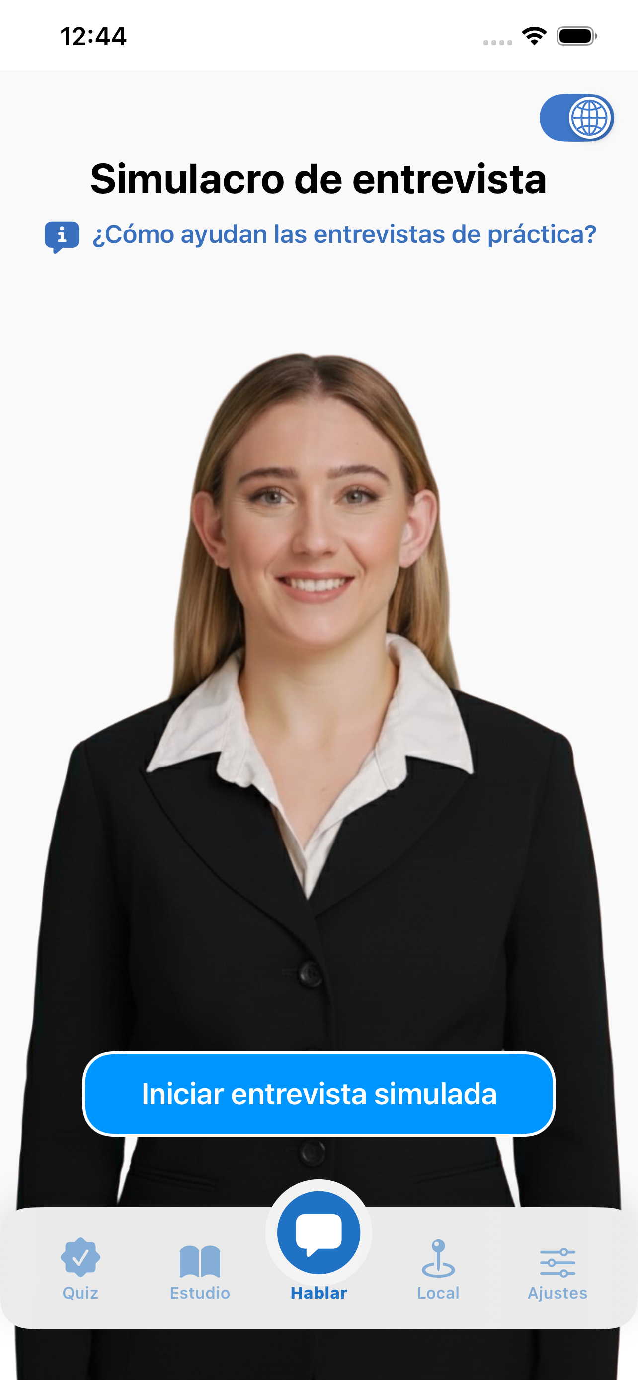Citizenry - US Citizenship Test 2025 App with Unlimited Mock Interviews